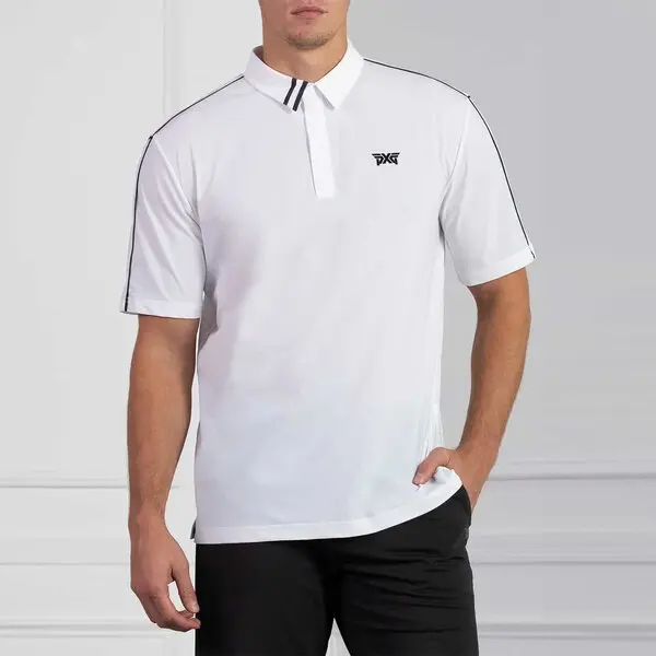 PXG Comfort Fit Fineline Polo - White