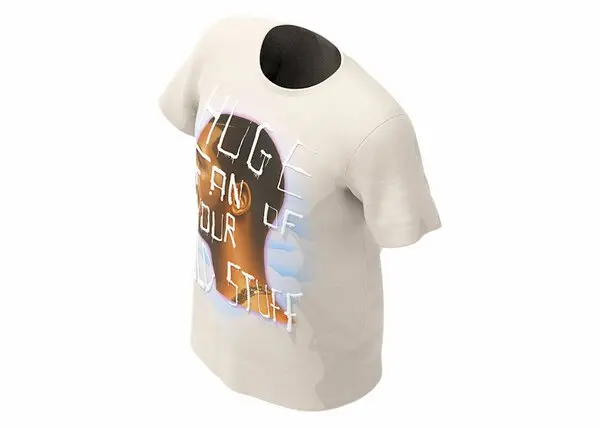 DRAKE Nwts Huge Fan Tee Shirt - Cream