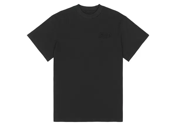 FTP Embossed Logo Tee Shirt - Black