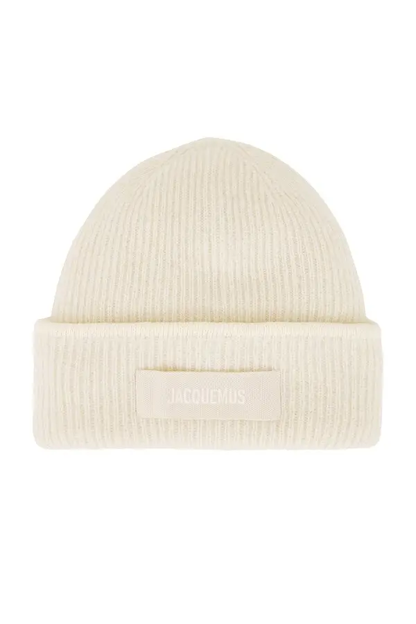 Jacquemus Le Bonnet Gros Grain - Off White