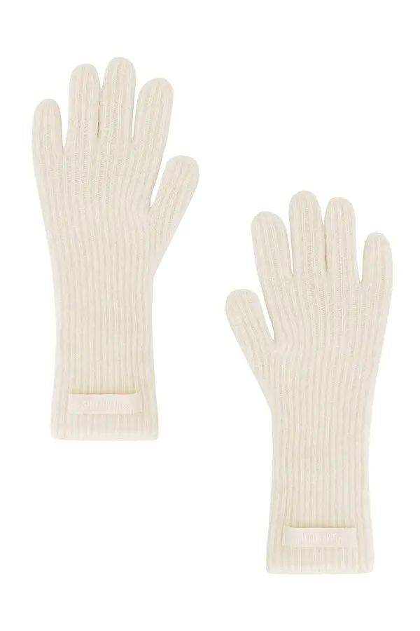 Jacquemus Les Gants Gros Grain - Off White