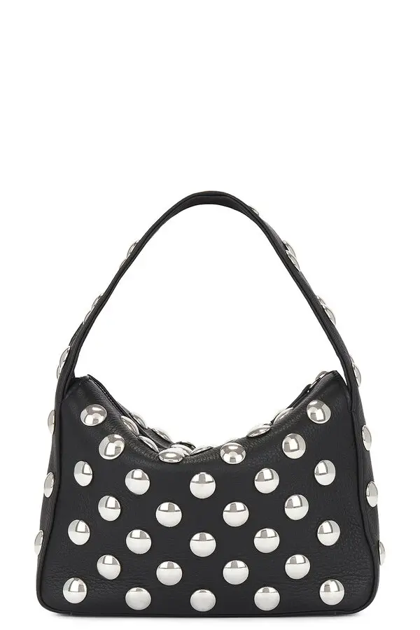 Khaite Elena Small Studded Handbag - Black & Silver