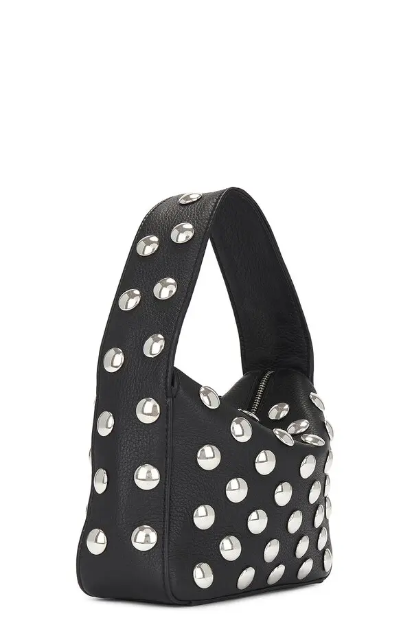 Khaite Elena Small Studded Handbag - Black & Silver