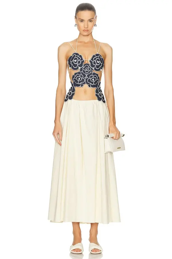 SIEDRES For Sleeveless Long Dress