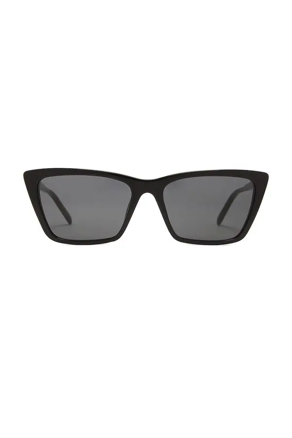 Saint Laurent Thin Mica Sunglasses - Black