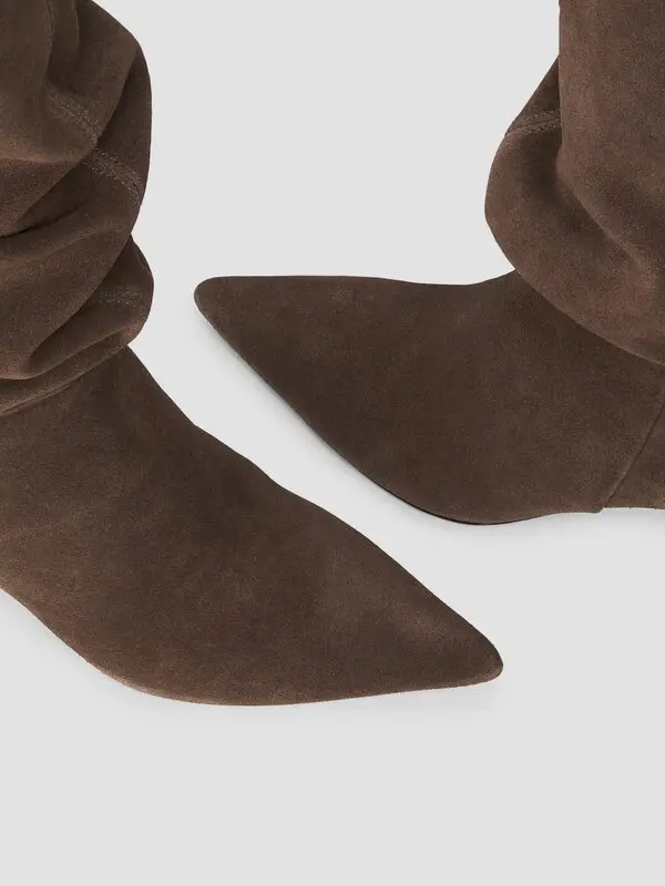 Simkhai Jordi 65mm Suede Slouch Boots - Cacao