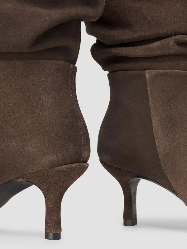 Simkhai Jordi 65mm Suede Slouch Boots - Cacao