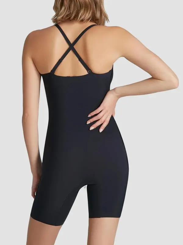 Commando Zone Smoothing Stretch Bodysuit - Black