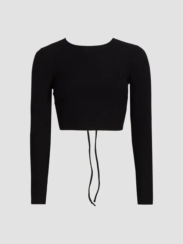 REFORMATION Casey Open-back Crop Top