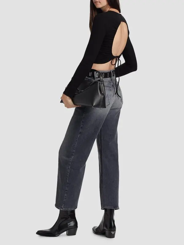 REFORMATION Casey Open-back Crop Top