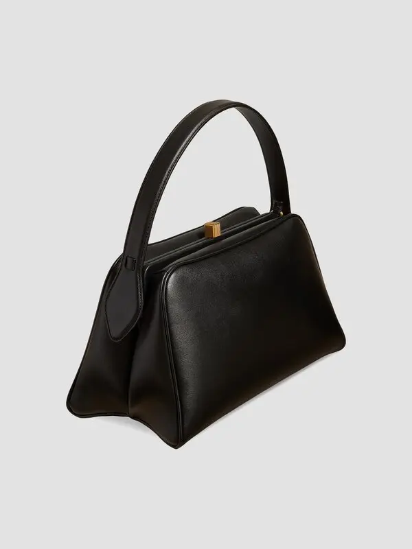 Khaite Cate Leather Top Handle Bag