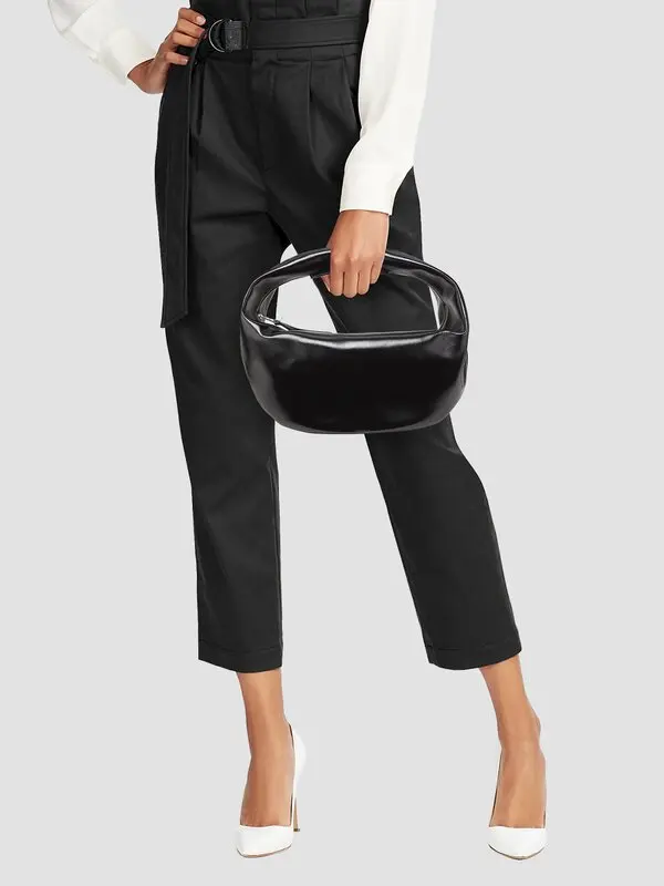 Khaite Olivia Leather Hobo Bag