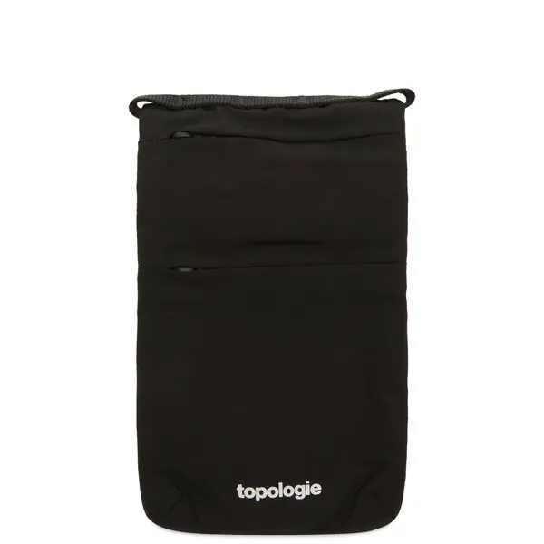 TOPOLOGIE Phone Sacoche Bag - Black Tech Sateen