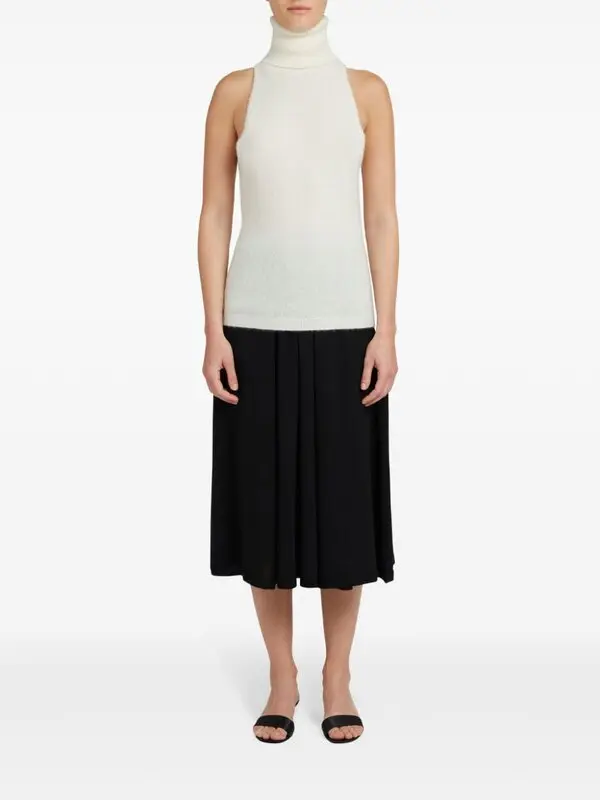 Cashmere In Love Sleeveless Top - White