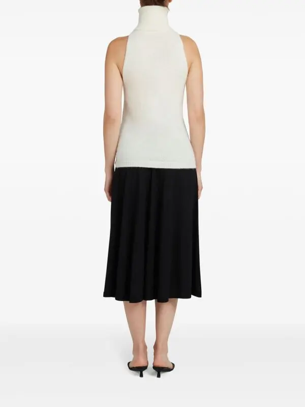 Cashmere In Love Sleeveless Top - White