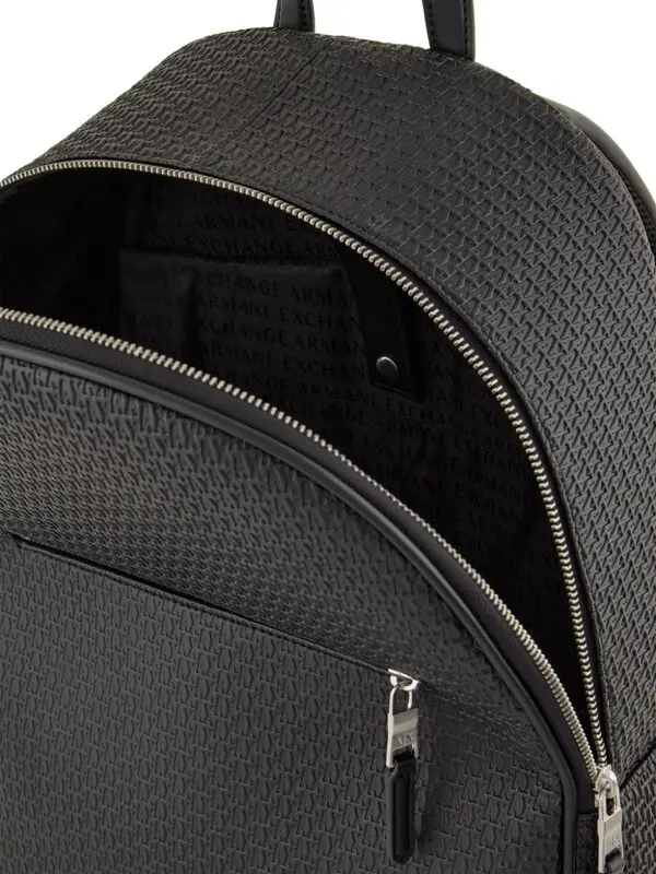 Armani Exchange Embossed Logo Backpack
