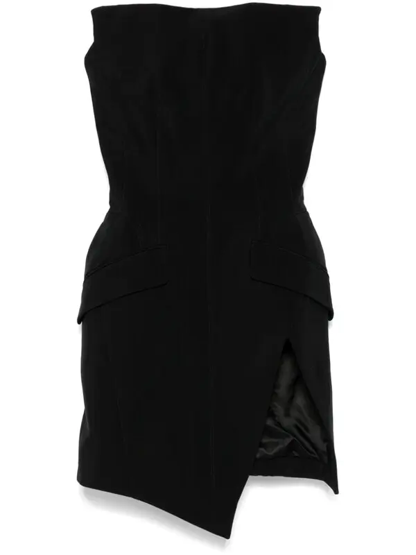 MUGLER Tailored Bustier Dress