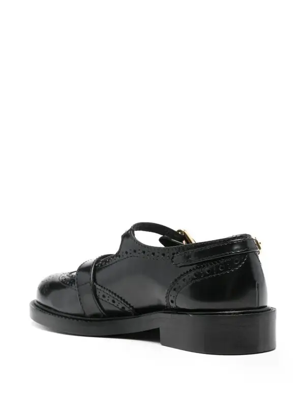 Sandro Multi-buckle Mary Jane Loafers - Black
