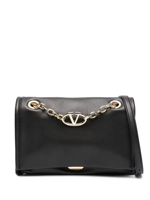 Valentino Garavani Vlogo Signature Shoulder Bag - Black