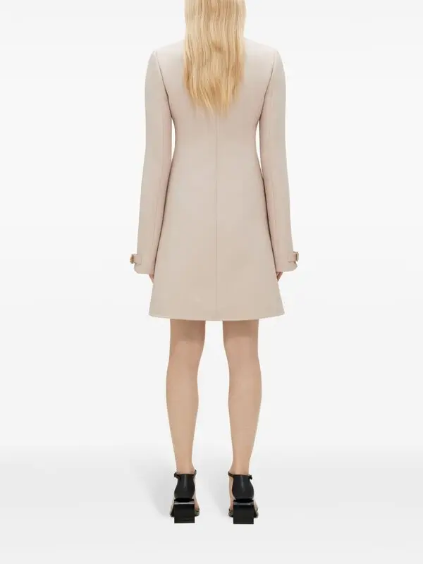 COURREGES Ellipse Twill Asymmetric Coat