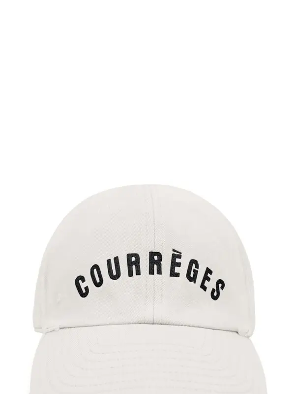 COURREGES Logo-embroidered Baseball Cap