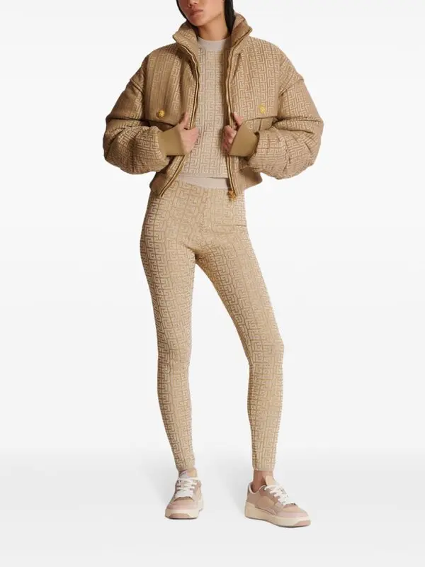 Balmain Labyrinth Pattern Knitted Top