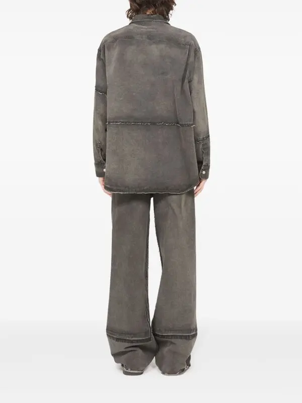 MAISON MARGIELA Raw-cut Detail Cotton Shirt