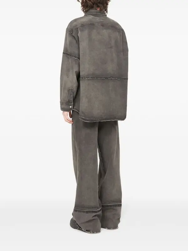MAISON MARGIELA Raw-cut Detail Cotton Shirt