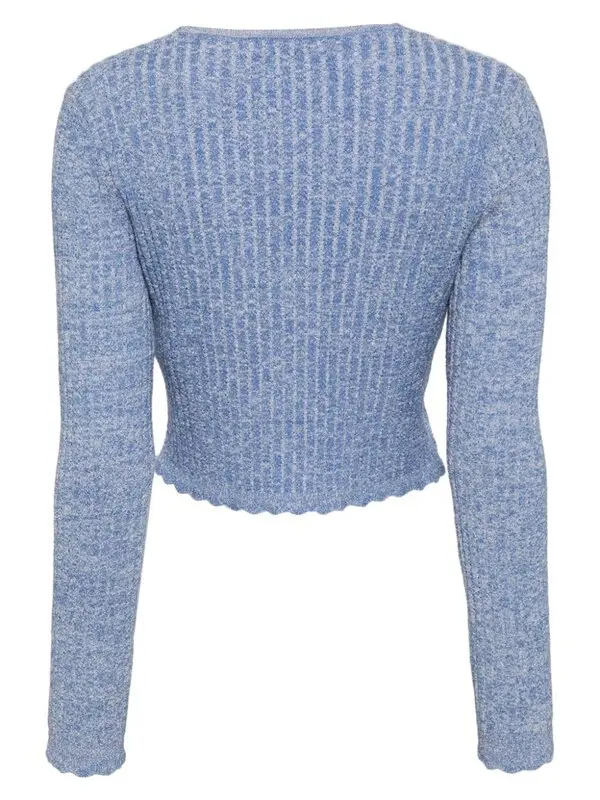 B+AB Cropped Wool-blend Cardigan