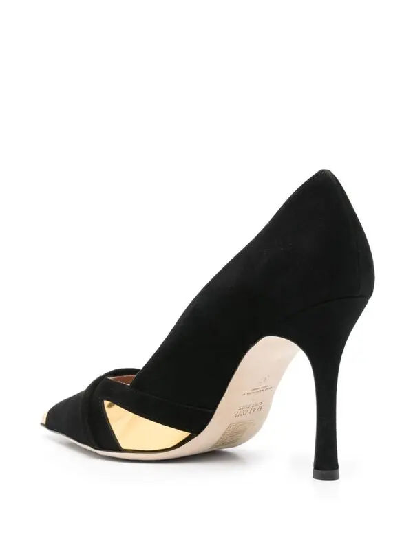 MALONE SOULIERS 100mm Contrasting-panel Pumps