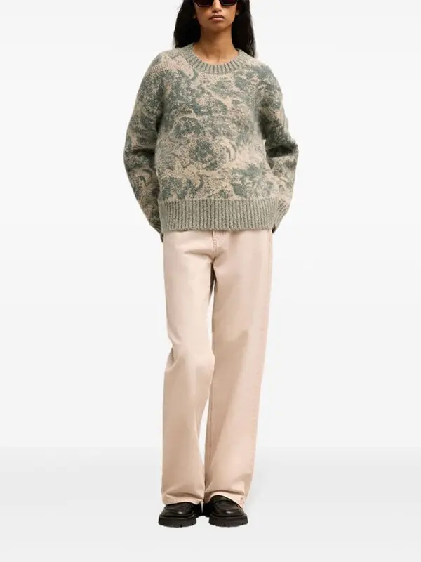 Ami Jacquard Wool-blend Jumper