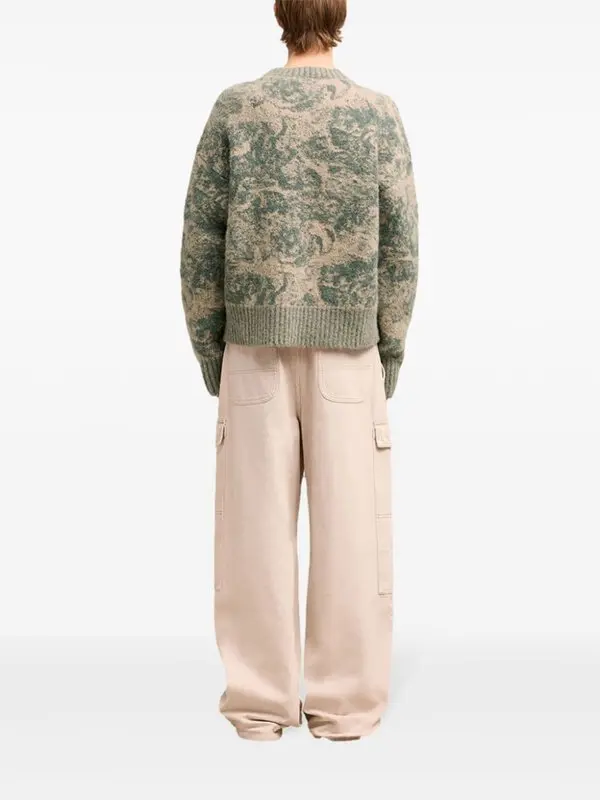 Ami Jacquard Wool-blend Jumper