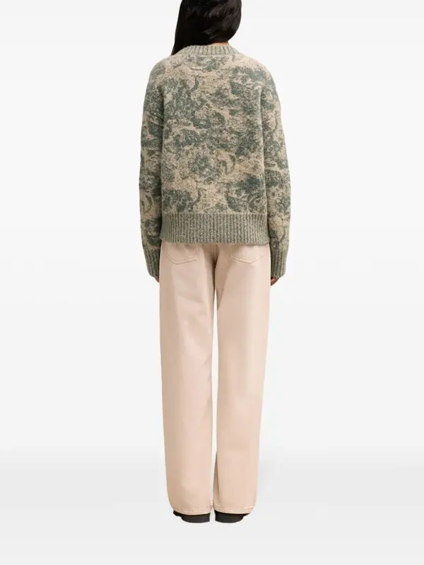 Ami Jacquard Wool-blend Jumper