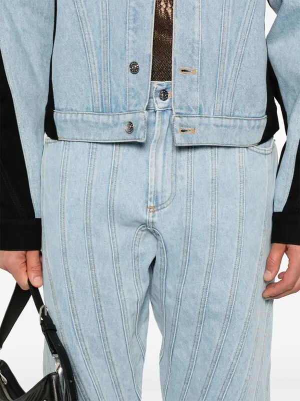 MUGLER Spiral Jeans - Blue
