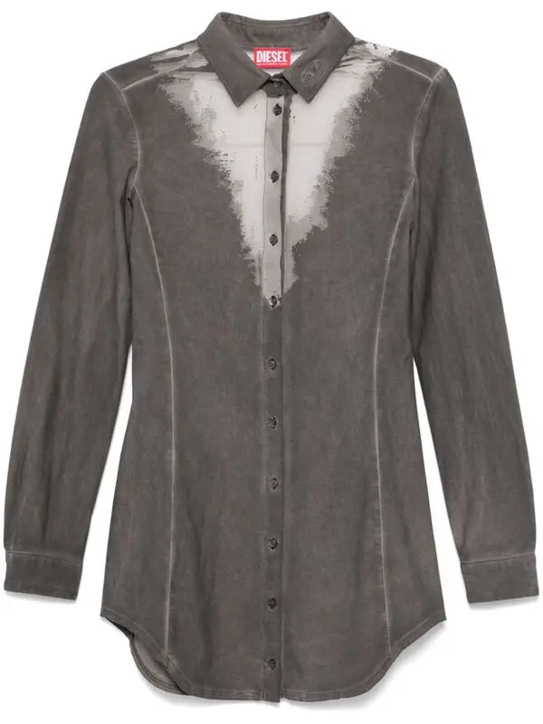 DIESEL® Shirt Mini Dress