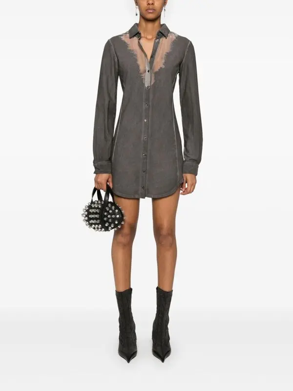 DIESEL® Shirt Mini Dress