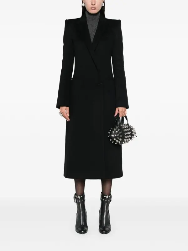 Alexander McQueen Stacked Shoulder Tailored Coat