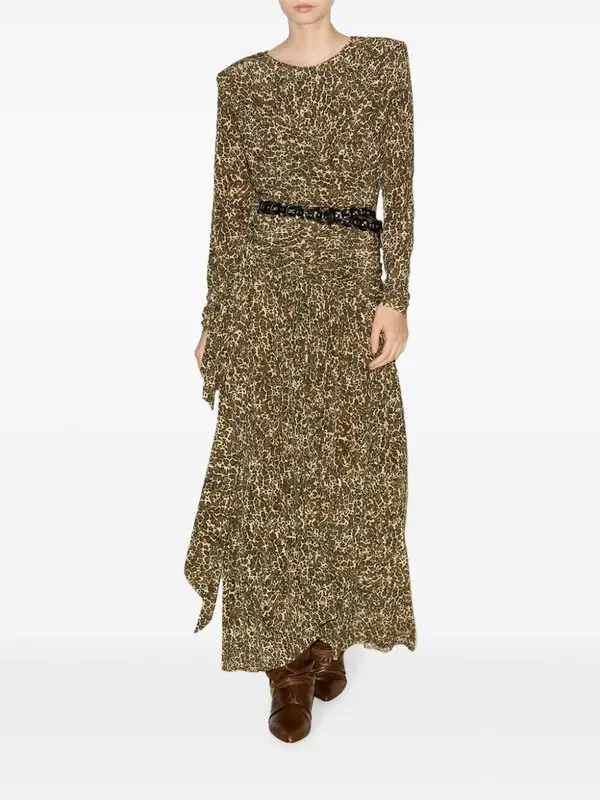 Isabel Marant Étoile Zeidi Leopard Print Dress