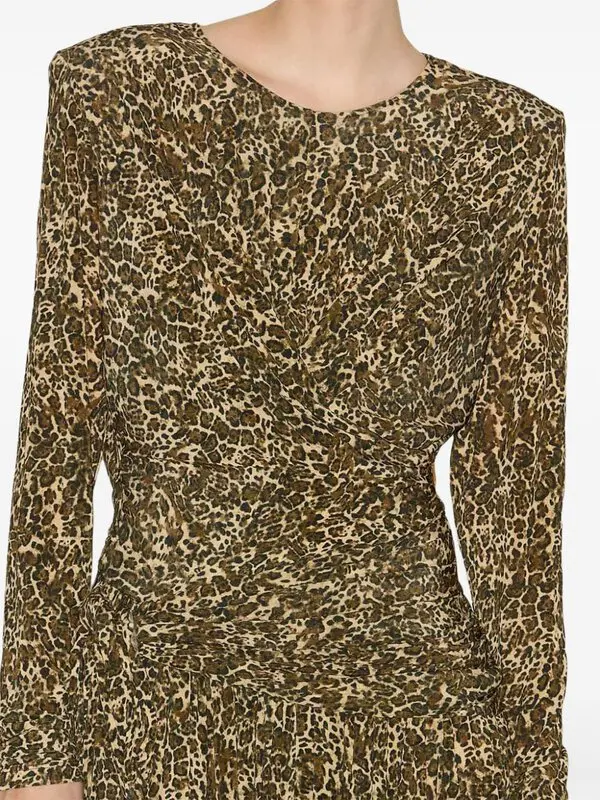 Isabel Marant Étoile Zeidi Leopard Print Dress
