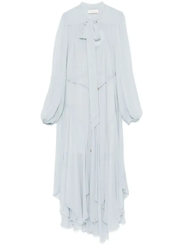 Zimmermann Eden Midi Dress - Blue | Editorialist