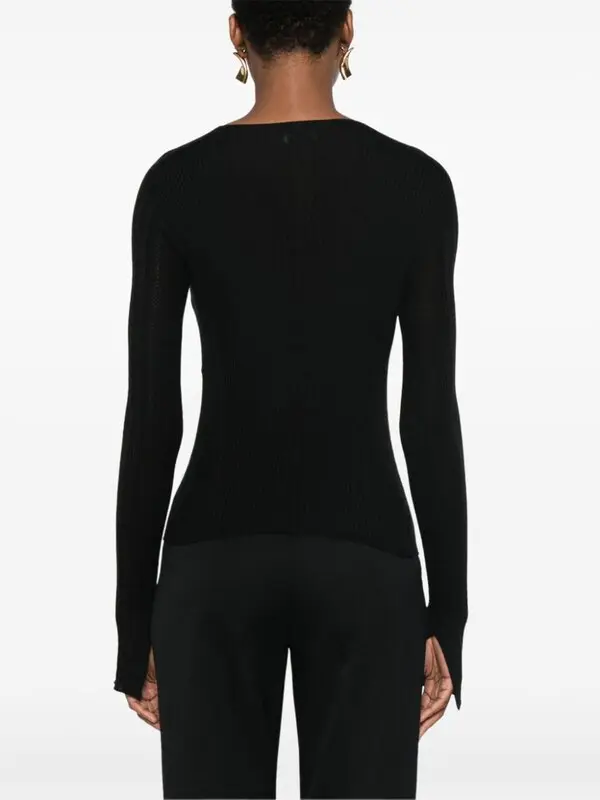 LANVIN Ribbed-knit Jumper