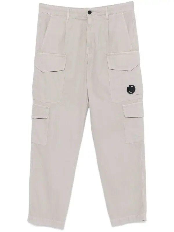 C.P. COMPANY Lens-detail Cargo Trousers - Grey