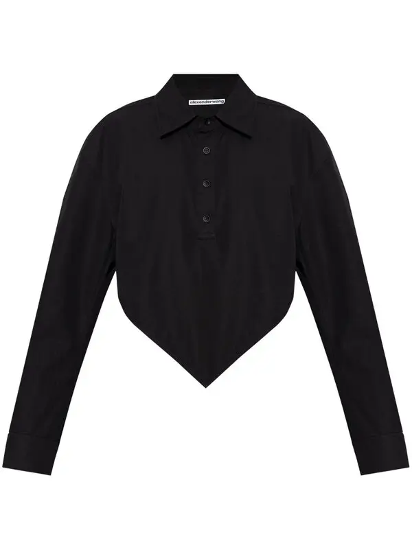 Alexander Wang Pointed Organic-cotton Shirt
