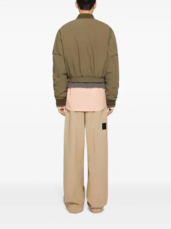 Givenchy Pleated Wide-leg Trousers - Neutrals