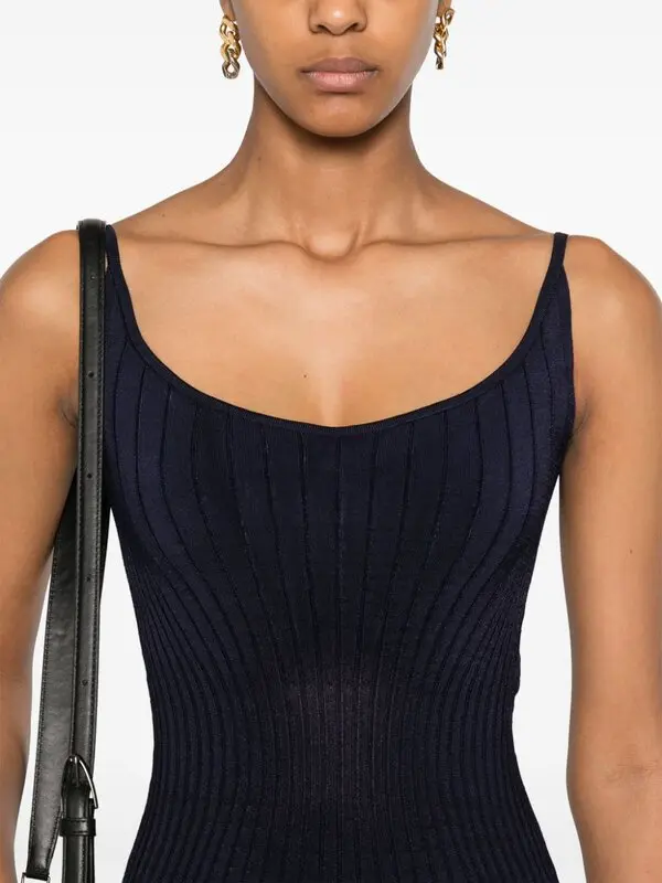 strapless open back dress Lydia Women's Organic Cotton Crew Neck T-Shirt Dress Black Rib main image 0