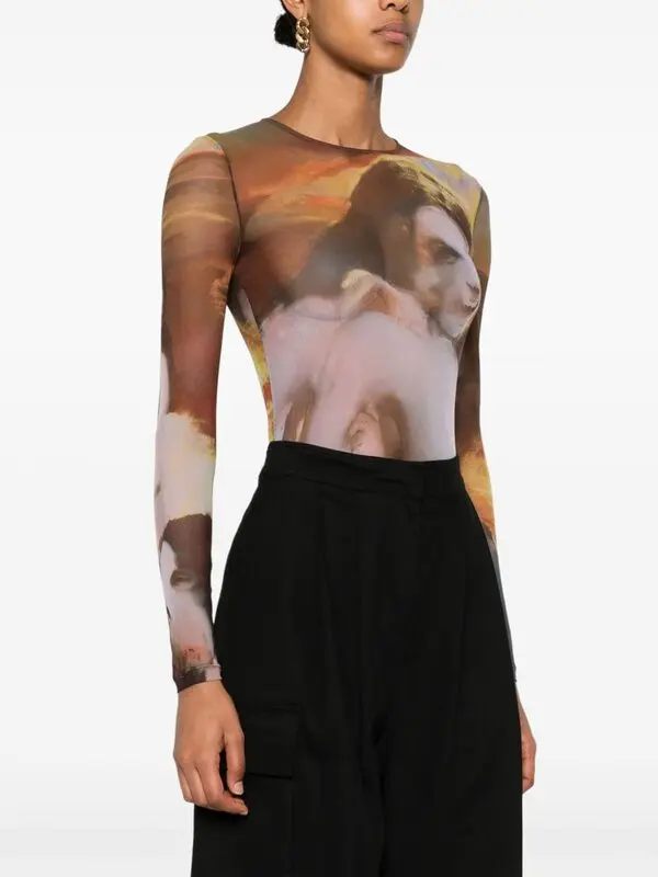 MUGLER Sunset Sees Sheer Bodysuit