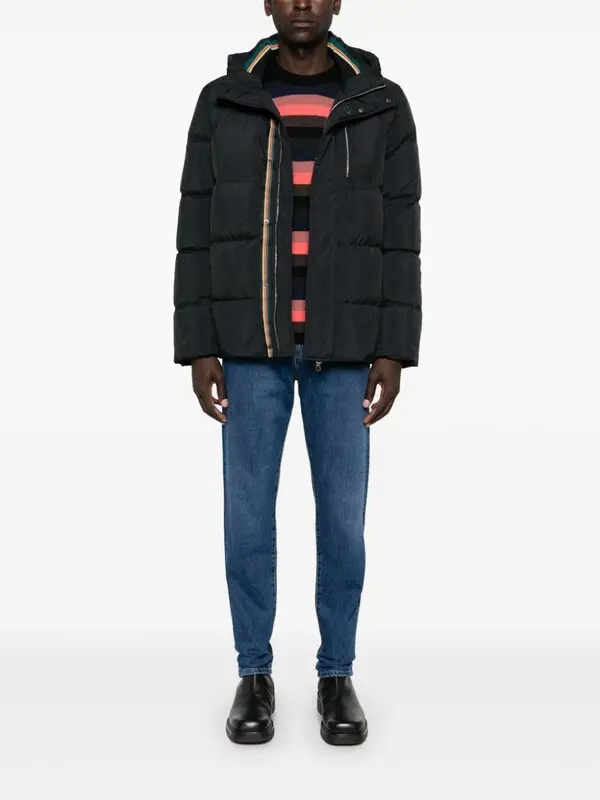 Paul Smith Water-repellent Down Jacket - Black