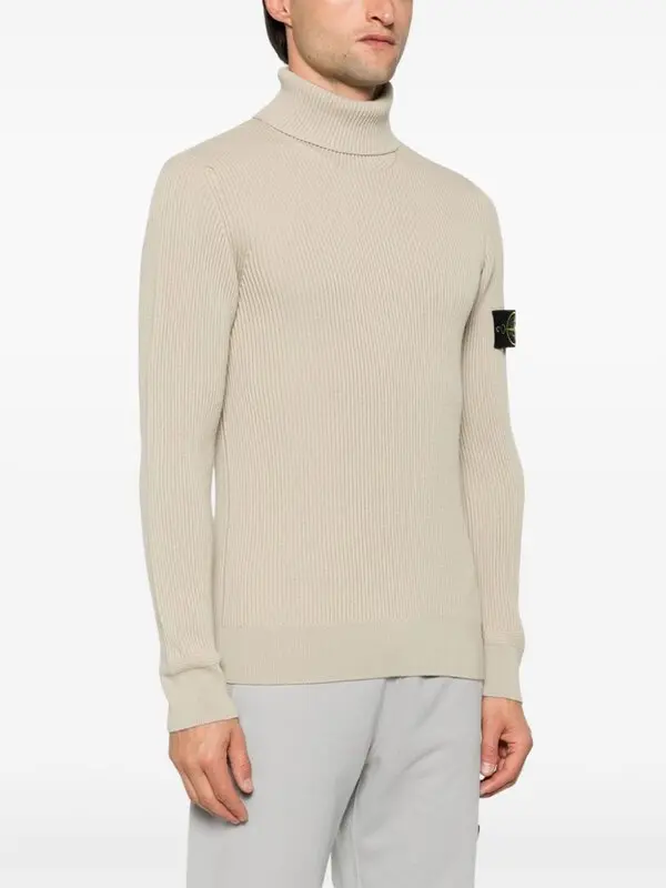 Stone Island Compass Badge Sweater - Neutrals