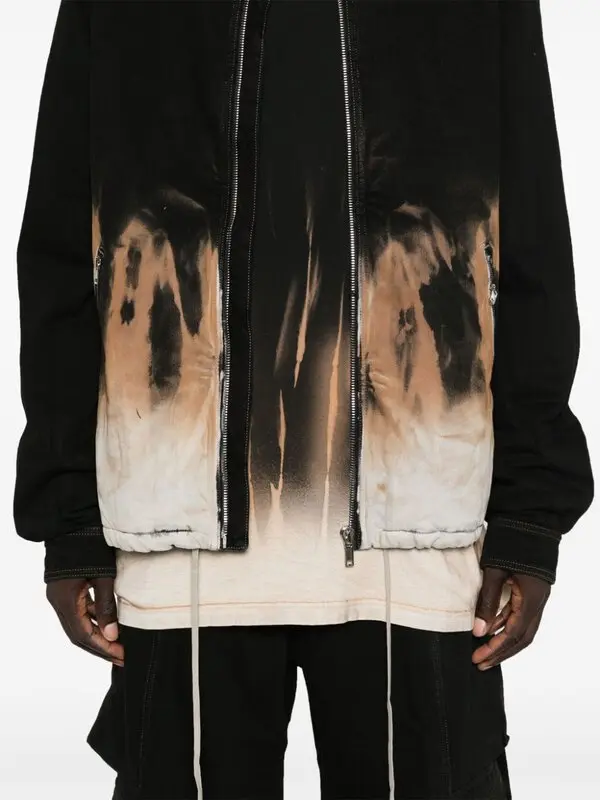 Rick Owens Tie-dye Denim Jacket
