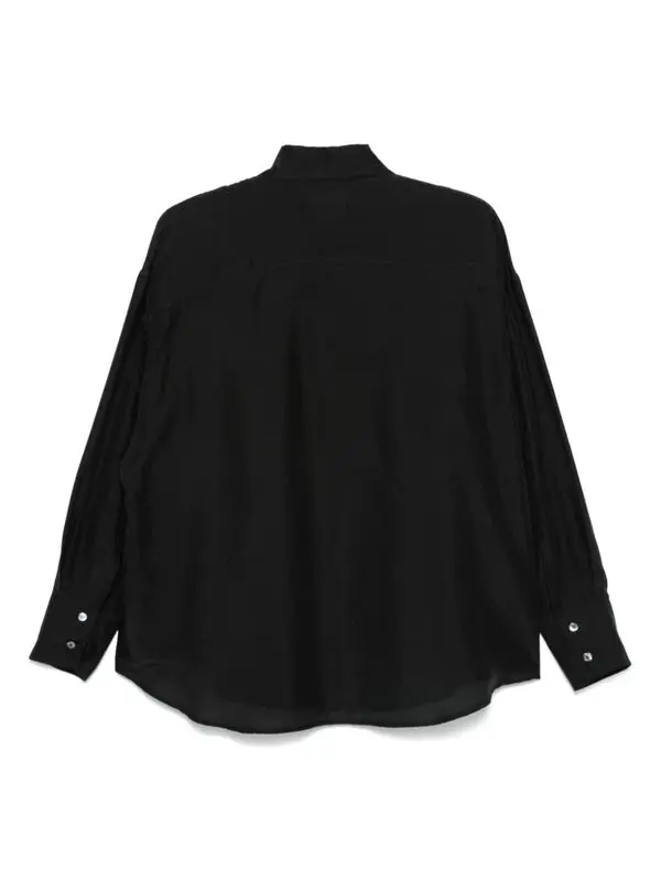 Barena Venezia Silk Shirt - Black